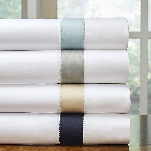 Click here for Pointehaven 525 Thread Count Embroidered Cotton Sh... prices