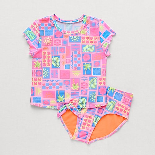 Click here for Thereabouts Little & Big Kid Girls 2-pc. Rash Guar... prices