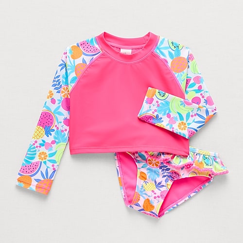 Click here for Okie Dokie Toddler & Little Girls Floral 2-pc. Ras... prices