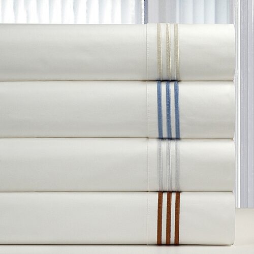 Click here for Pointehaven 300 Thread Count Embroidered Cotton Ov... prices