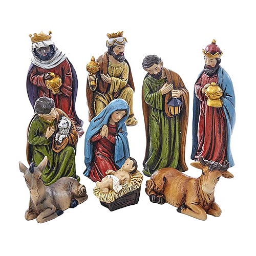 Click here for Kurt Adler 5-inch Resin Nativity 9 Piece Set  One... prices
