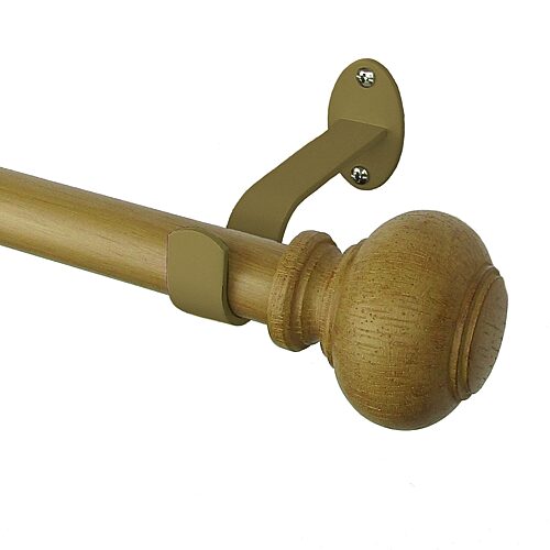 Click here for Threadmade Rhinebeck Rustic Faux Wood Single Curta... prices