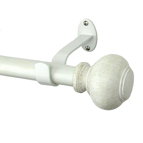 Click here for Threadmade Rhinebeck Rustic Faux Wood Single Curta... prices