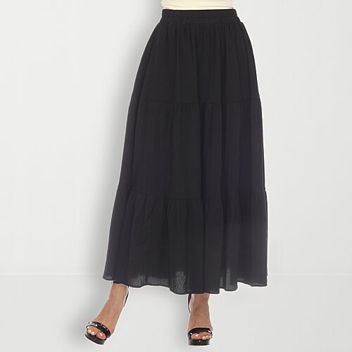 Click here for White Mark Womens Maxi Skirt  Small  Black prices