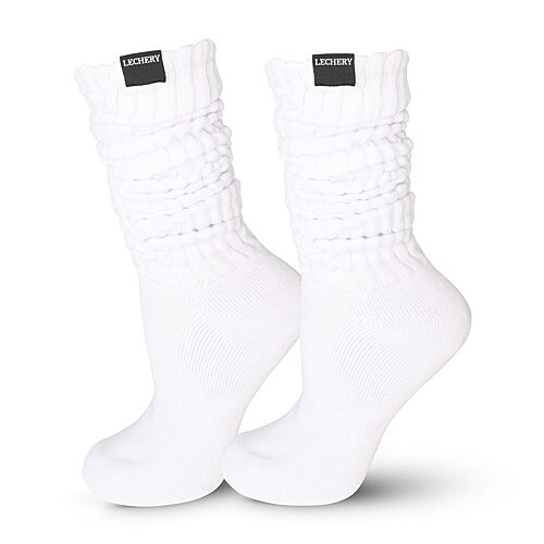 Click here for Lechery Womens Scrunch Slouchy Woven Tab Socks - W... prices