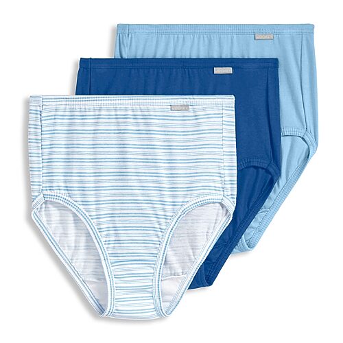 Click here for Jockey Elance 3 Pack Brief Panty - 1484  5  Blue prices