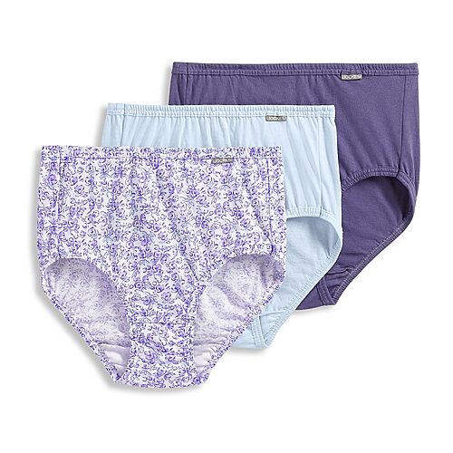Click here for Jockey Elance 3 Pack Brief Panty - 1484  5  Blue prices