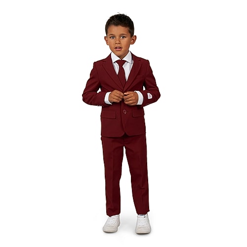 Click here for OppoSuits Toddler and Little Boys Blazing Solid Co... prices