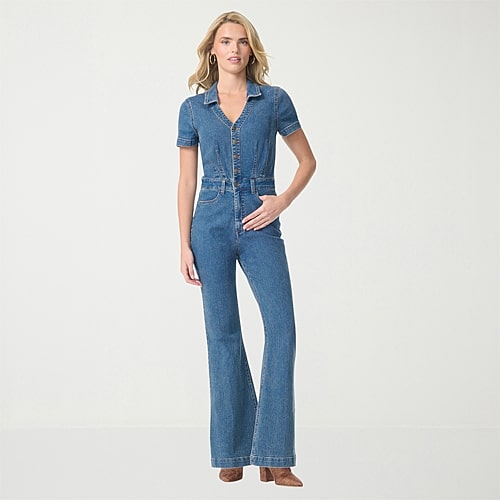 Click here for JS Jessica Simpson Womens Short Sleeve Jumpsuit  X... prices