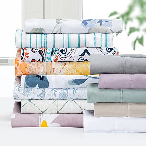 Click here for Pointehaven Microfiber Sheet Set  One Size  Purple prices