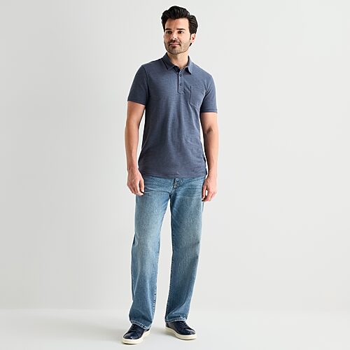 Click here for mutual weave Mens Loose Fit Jean  40 32  Blue prices
