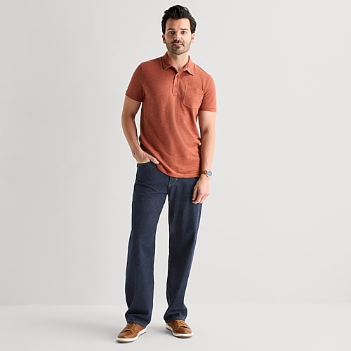 Click here for mutual weave Mens Loose Fit Jean  40 32  Blue prices