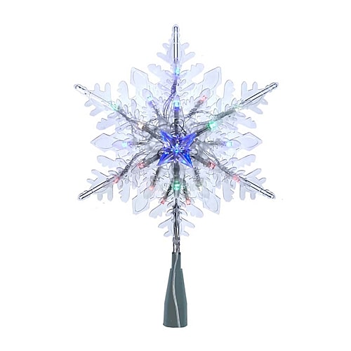 Click here for Kurt Adler 20-Light 10-Inch Clear Snowflake Treeto... prices