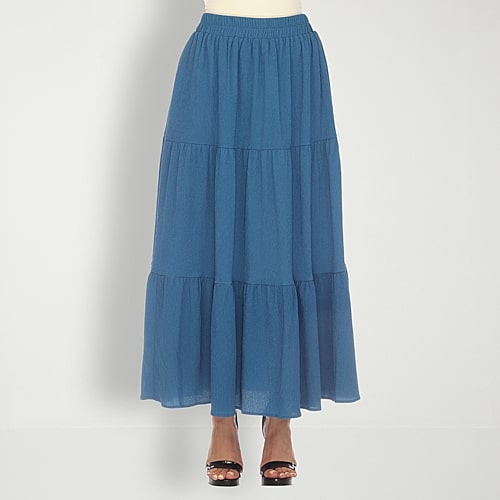Click here for White Mark Womens Maxi Skirt  X-large  Blue prices