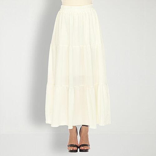Click here for White Mark Womens Maxi Skirt  X-large  Beige prices