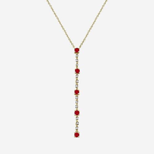 Click here for Womens Diamond Accent Gemstone 10K Gold 18 Inch Pe... prices