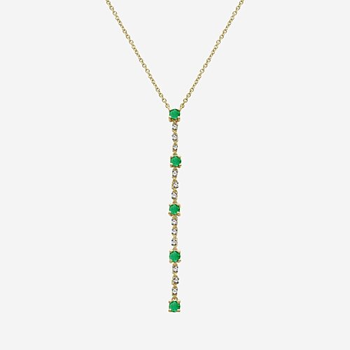 Click here for Womens Diamond Accent Gemstone 10K Gold 18 Inch Pe... prices