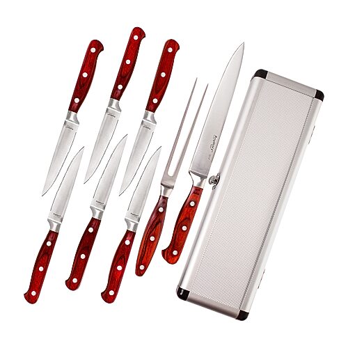 Click here for BergHOFF Pakka Wood Stainless Steel 9-pc. Carving... prices
