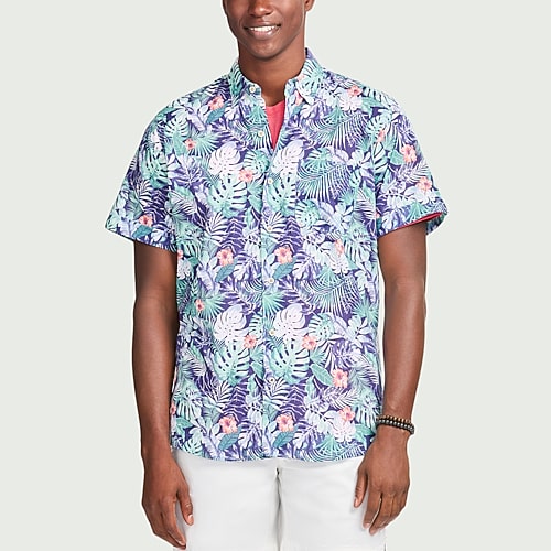 Click here for IZOD Dockside Chambray Mens Short Sleeve Regular F... prices