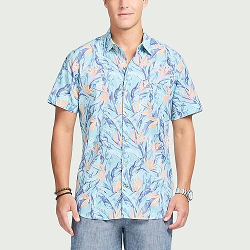 Click here for IZOD Dockside Chambray Mens Short Sleeve Regular F... prices
