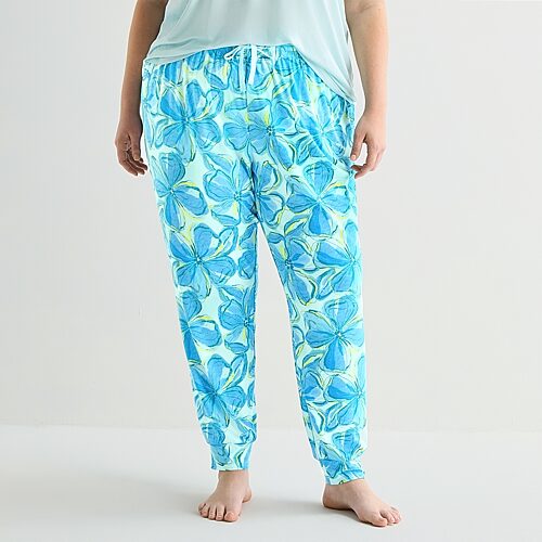 Click here for Sleep Chic Womens Plus Pajama Pants  1x  Blue prices