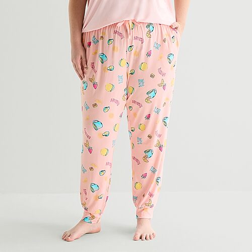 Click here for Sleep Chic Womens Plus Pajama Pants  1x  Pink prices