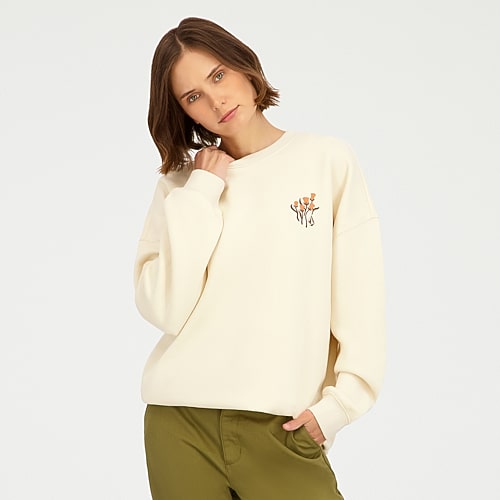 Click here for VOLCOM Womens Juniors Crew Neck Long Sleeve Sweats... prices