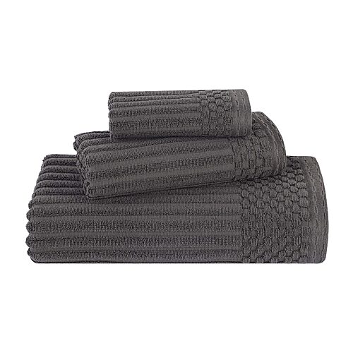 Click here for Superior Soho Checkered Border Cotton Ribbed Textu... prices