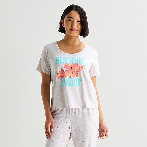 Click here for Sleep Chic Womens Crew Neck Short Sleeve Pajama To... prices