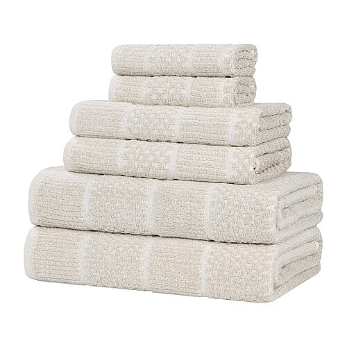 Click here for SUPERIOR Naples Collection 6-pc. Quick Dry Geometr... prices