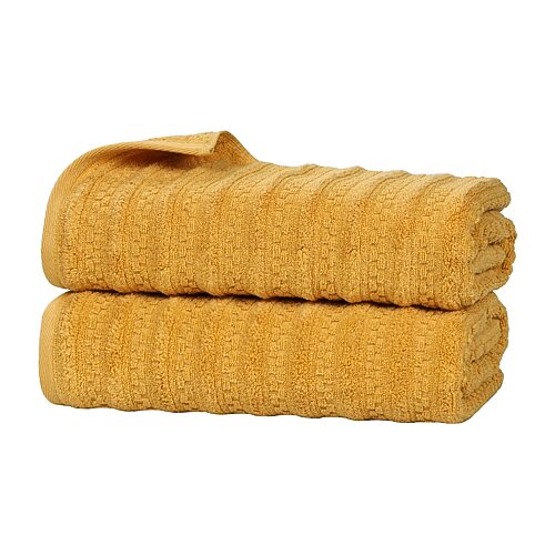 SUPERIOR Zuma Collection | 100 Cotton 2-pc. Bath Sheet  One Size  Yellow