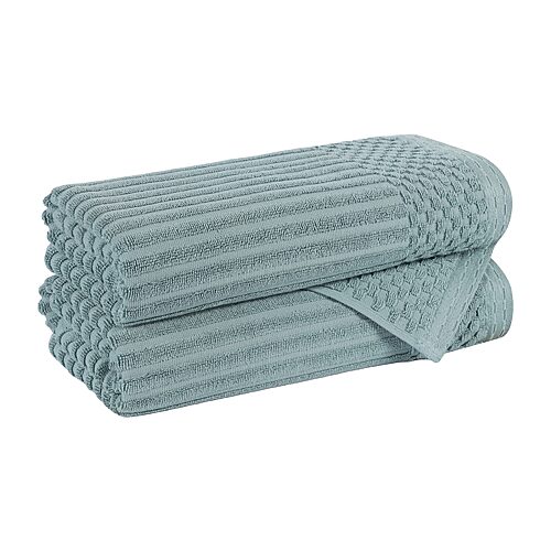 Click here for Superior Soho Checkered Border Cotton 2 Piece Bath... prices