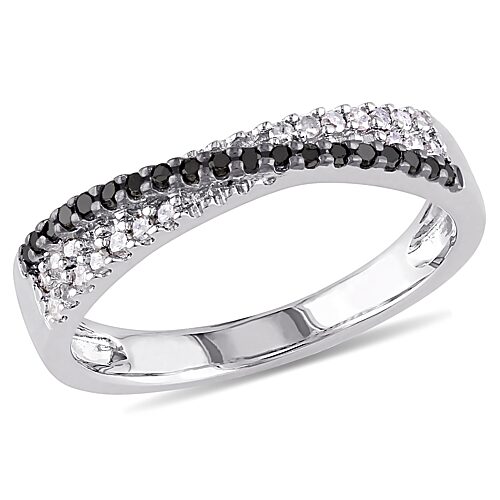 Click here for Midnight Black Womens 2.5MM 1/4 CT. T.W. Natural B... prices