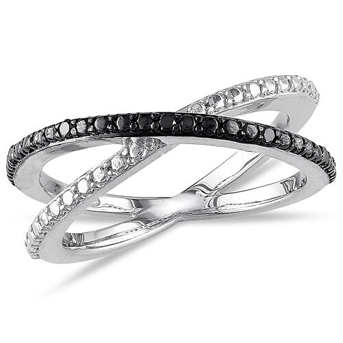 Click here for Midnight Black Womens 2mm Diamond-Accent Color-Enh... prices