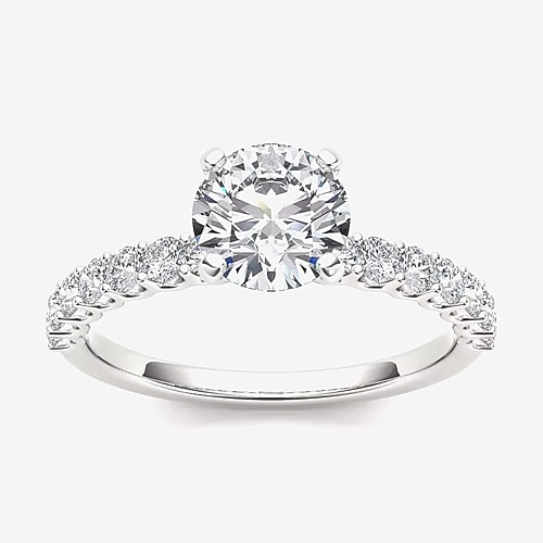 Click here for 1 CT.T.W. Natural Round Diamond 14K Gold  8 1/2  W... prices