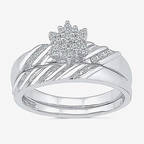 Click here for Womens 1/5 CT.T.W. Natural Diamond Sterling Silver... prices