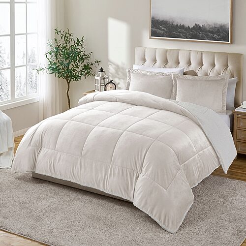 Click here for Swift Home Reversible Micro-Mink And Sherpa Midwei... prices