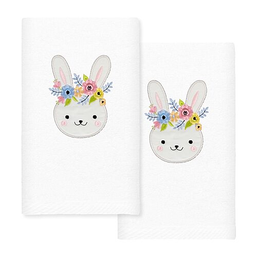 Click here for Linum Home Textiles Bee Dance Embroidered 2-pc. Ha... prices