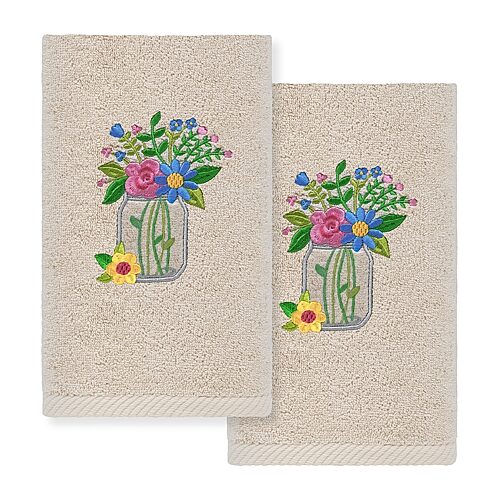 Click here for Linum Home Textiles Flower Crown Embroidered 2-pc.... prices