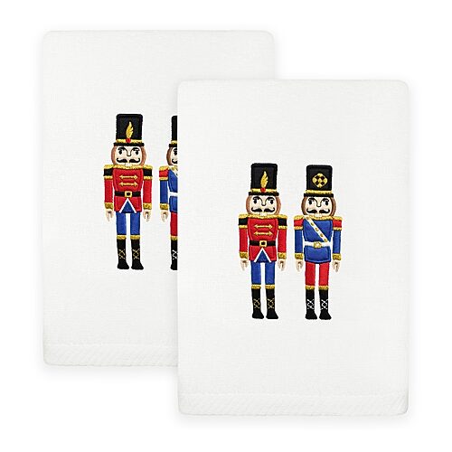 Click here for Linum Home Christmas Nutcrackers Embroidered Luxur... prices