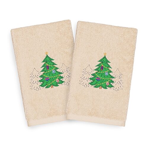 Click here for Linum Home Textiles Xmas Three Trees 2-pc. Hand To... prices