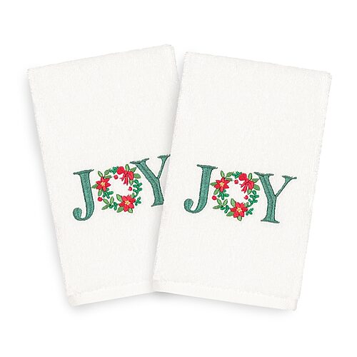 Click here for Linum Home Textiles Christmas Joy 2-pc. Hand Towel... prices