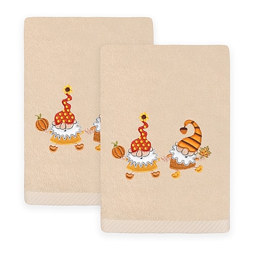 Click here for Linum Home Textiles Autumn Gnomes Embroidered Luxu... prices
