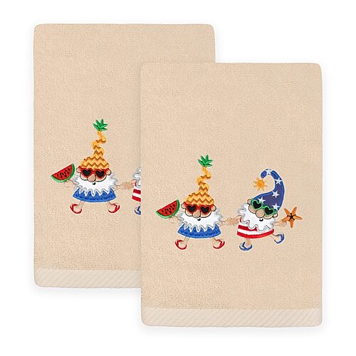 Click here for Linum Home Textiles Summer Gnomes Embroidered 2-pc... prices