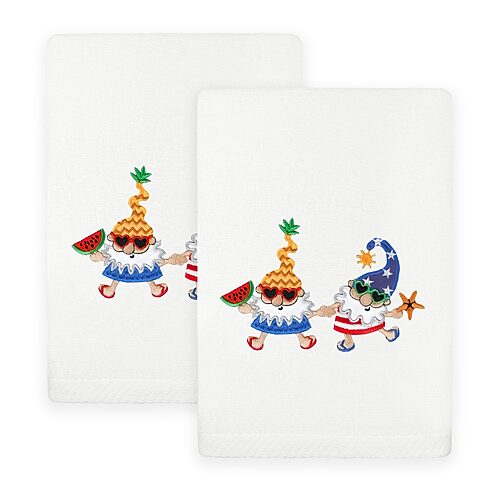 Click here for Linum Home Textiles Summer Gnomes Embroidered 2-pc... prices