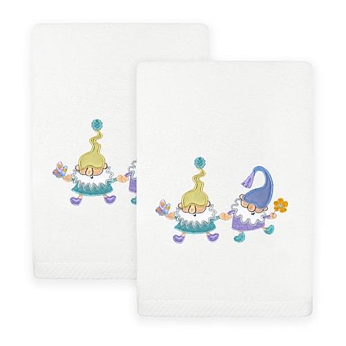 Click here for Linum Home Textiles 2pc. Spring Gnomes Embroidered... prices