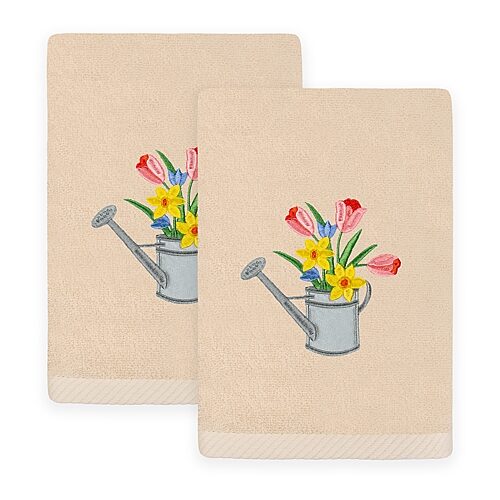 Click here for Linum Home Textiles 2pc. Spring Watering Can Cotto... prices