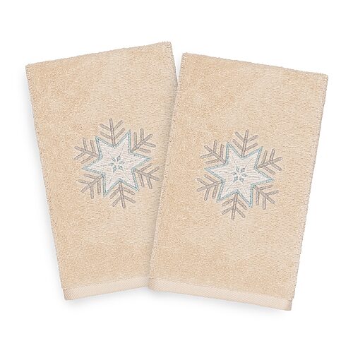 Click here for Linum Home Textiles Christmas Crystal Hand Towel S... prices