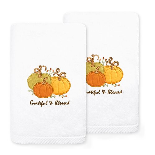Click here for Linum Home Textiles Grateful Blessed Embroidered 2... prices