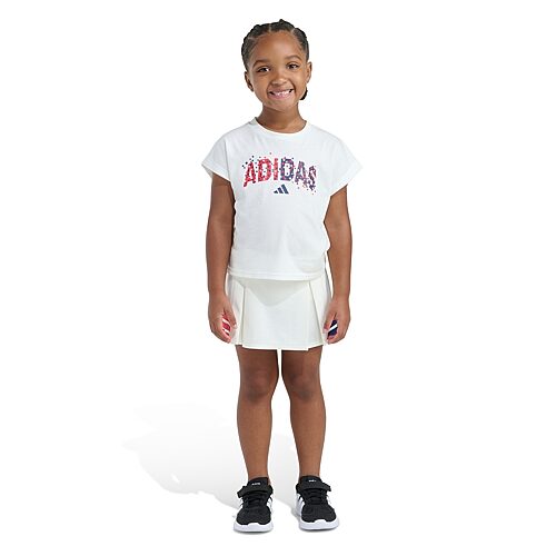 Click here for adidas Toddler Girls 2-pc. Skort Set  4t  White prices